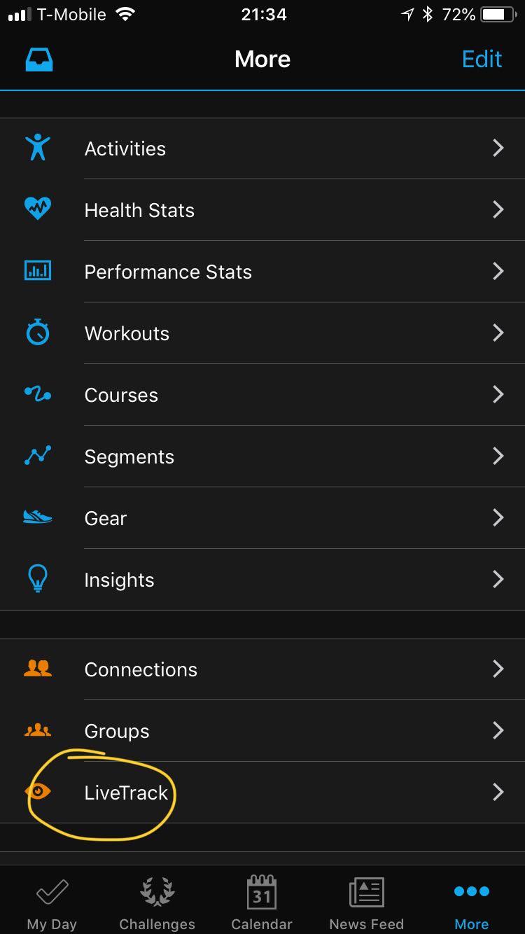 Runner Safety: Use Garmin LiveTrack to Share Your Activity in Real-Time ...